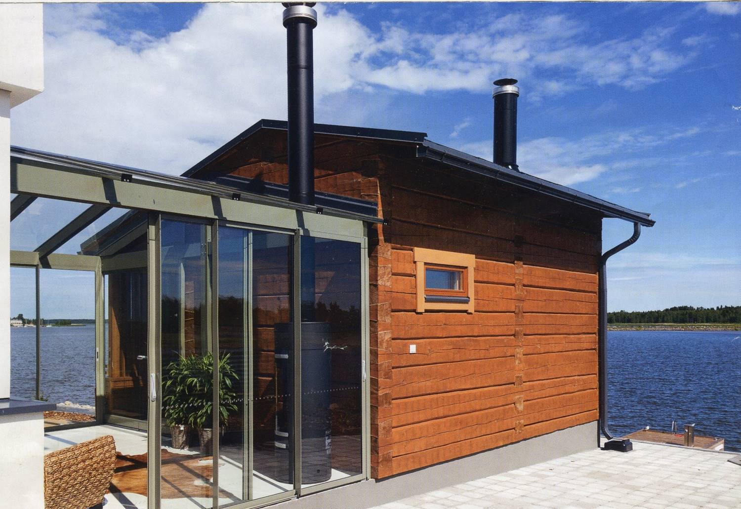 Hirsisaunat - Kuortaneen Hirsitalot Oy - Valitse perinteinen hirsisauna